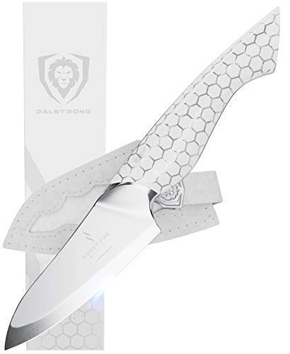 Dalstrong The Frost Fire Series 8" Chef Knife Bundled with The Frost Fire Series 3.5" Paring Knife