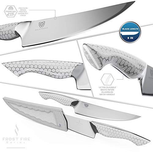 Dalstrong The Frost Fire Series 8" Chef Knife Bundled with The Frost Fire Series 3.5" Paring Knife