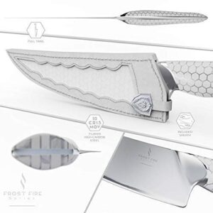 Dalstrong The Frost Fire Series 8" Chef Knife Bundled with The Frost Fire Series 3.5" Paring Knife