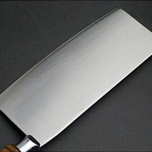 HONMAMON Chinese Cleaver 205mm, Blade Edge : Hagane, Between Stainless Steel, Double Bevel