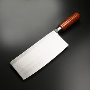 HONMAMON Chinese Cleaver 205mm, Blade Edge : Hagane, Between Stainless Steel, Double Bevel