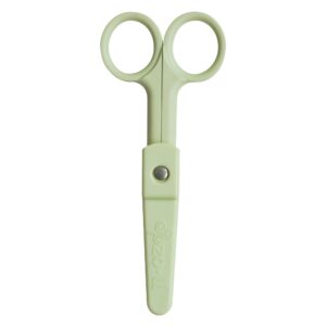 Ceramic food scissors ZoLi SNIP sage green | kitchen scissors, stain-resistant, durable, shears for food, bite-sized toddler food