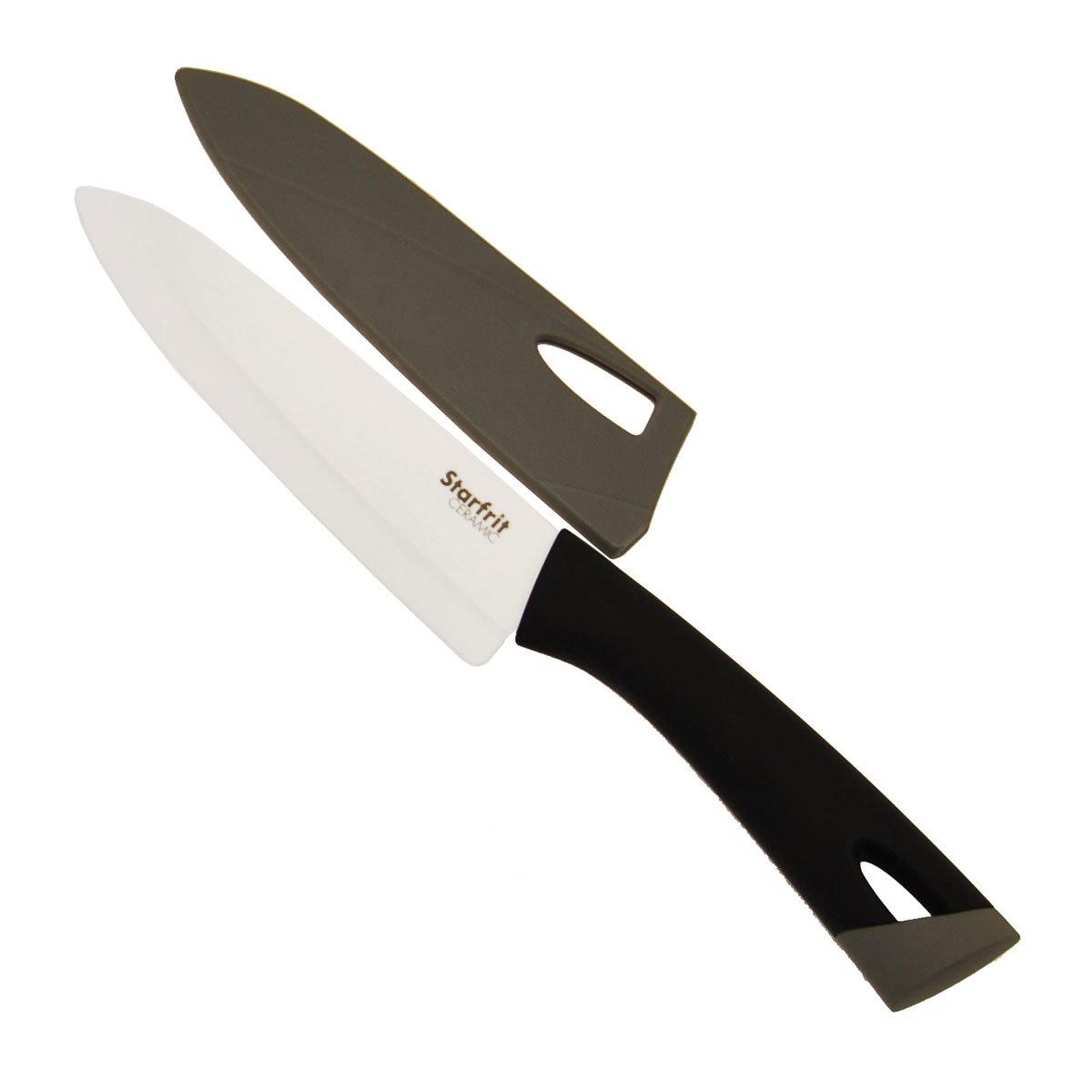 Starfrit Ceramic Blade Chef Knife, 6-Inch,Black