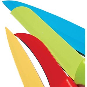 Starfrit 092867-006-0000 Set of 4 Multipurpose Knives, Standard, Multicolor