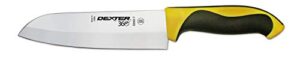 dexter 7" santoku knife, yellow handle