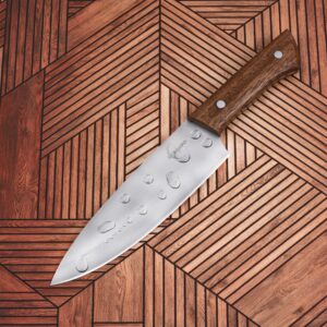 8 Inch Chef Knife - Professional Kitchen Knife Made of High Carbon Stainless Steel, Ultra Sharp Full Tang Chef's Knife,- Rust-Resistant