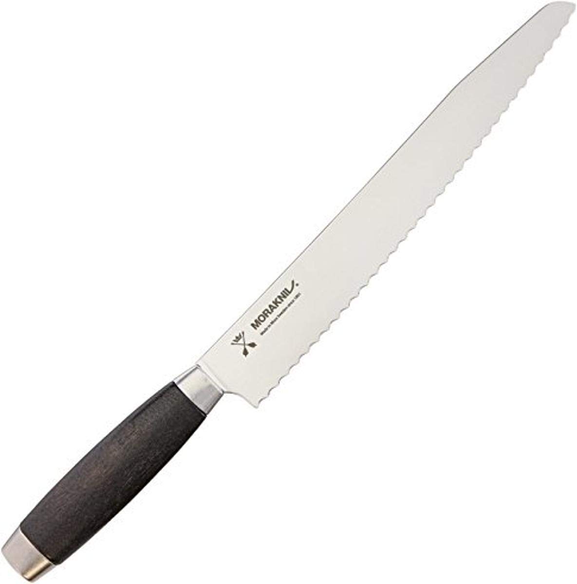 Morakniv Classic 1891 Bread Knife with Sandvik Stainless Steel Blade, 9.7 Inch, Black