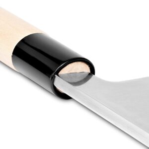 Seki Japan Japanese Seki SANBONSUGI Sushi Chef Knife, 420J2 Stainless Steel Sashimi Deba Knife, Wood Handle, 150 mm (5.9 in)