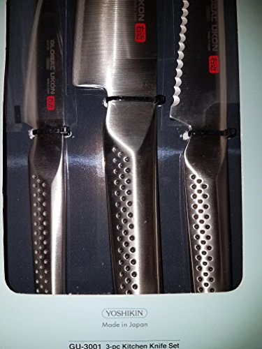 Global Ukon 3 Piece Knife Set GU 3001