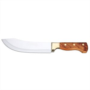 KOFERY Forged Stainless Steel Butcher Chef Knife Meat Cleaver with Wood Handle and Sheath