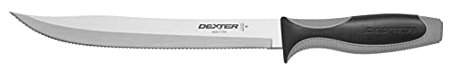 Dexter-Russell 9" Scalloped Utility Slicer, Black Gray