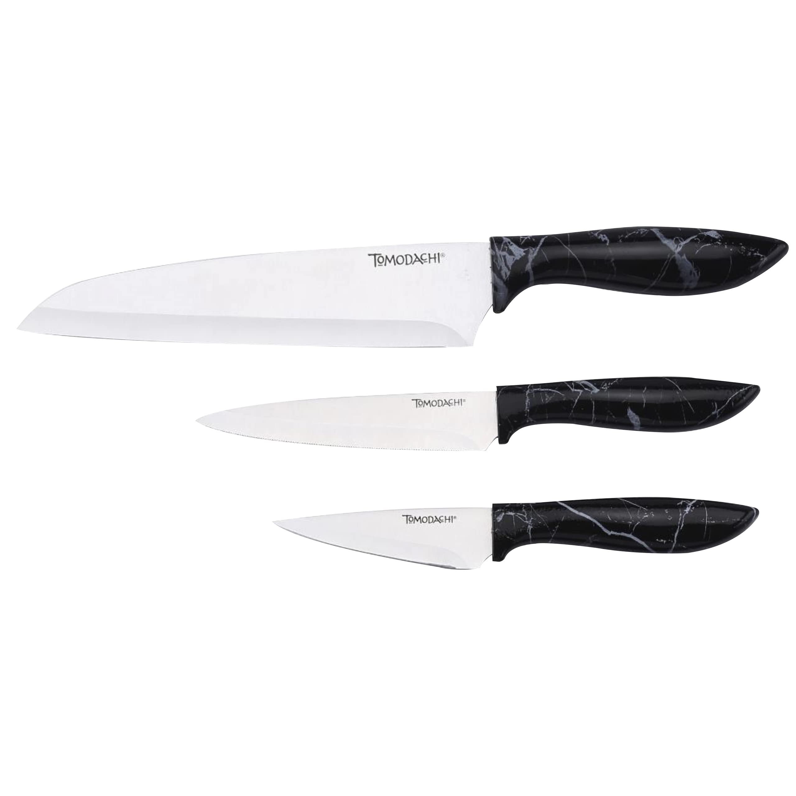 HAMPTON FORGE Splash Marble 3Pc Cutlery Set, 0.70 LB, Multi