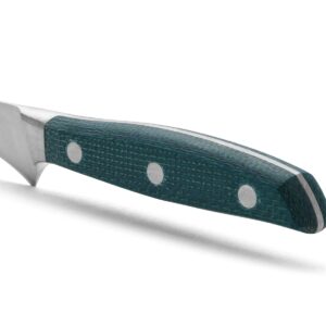 ARCOS Boning Knife 6 Inch Nitrum Stainless Steel and 160 mm blade. Professional Butcher Knife to Slice Bones from Meat. Ergonomic Polypropylene Handle. Series Brooklyn. Color Blue.