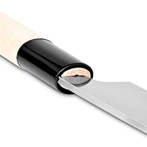 Seki Japan Japanese Seki SANBONSUGI Sushi Chef Knife, 420J2 Stainless Steel Sashimi Deba Knife, Wood Handle, 105 mm (4.1 in)