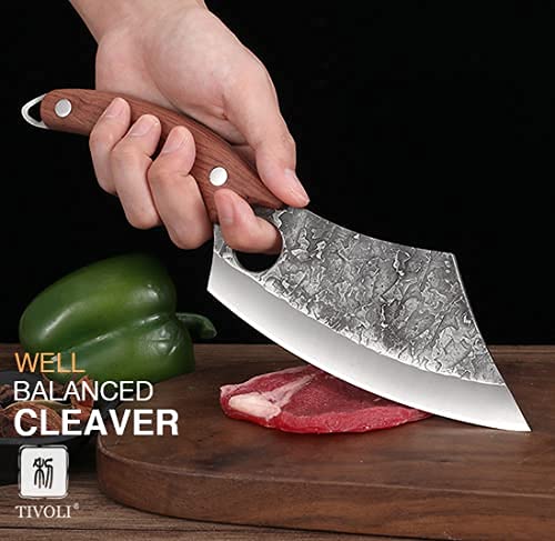 TIVOLI Meat Cleaver Knife Set