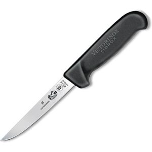 victorinox boning, 5" stiff, wide, black fibrox pro handle