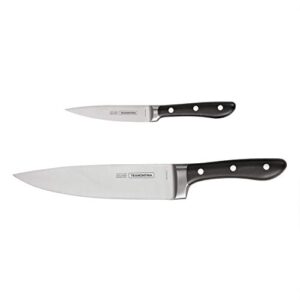 tramontina kitchen knife set forged 2-piece, 80008/018ds