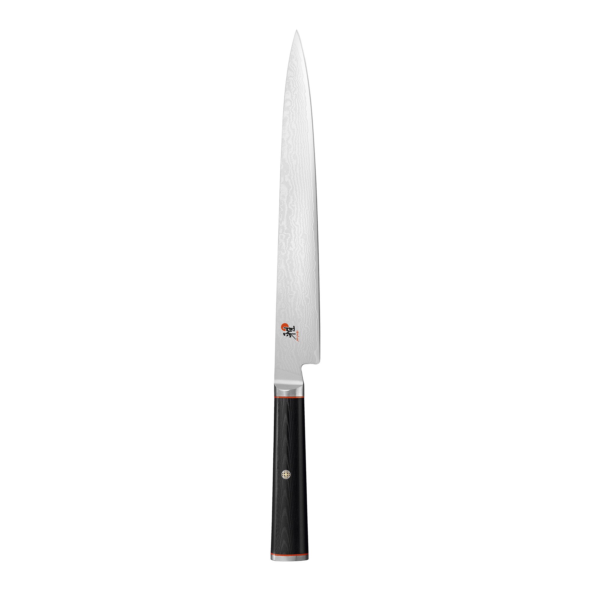 Miyabi Kaizen Slicing Knife, Medium, Black with Red Accent