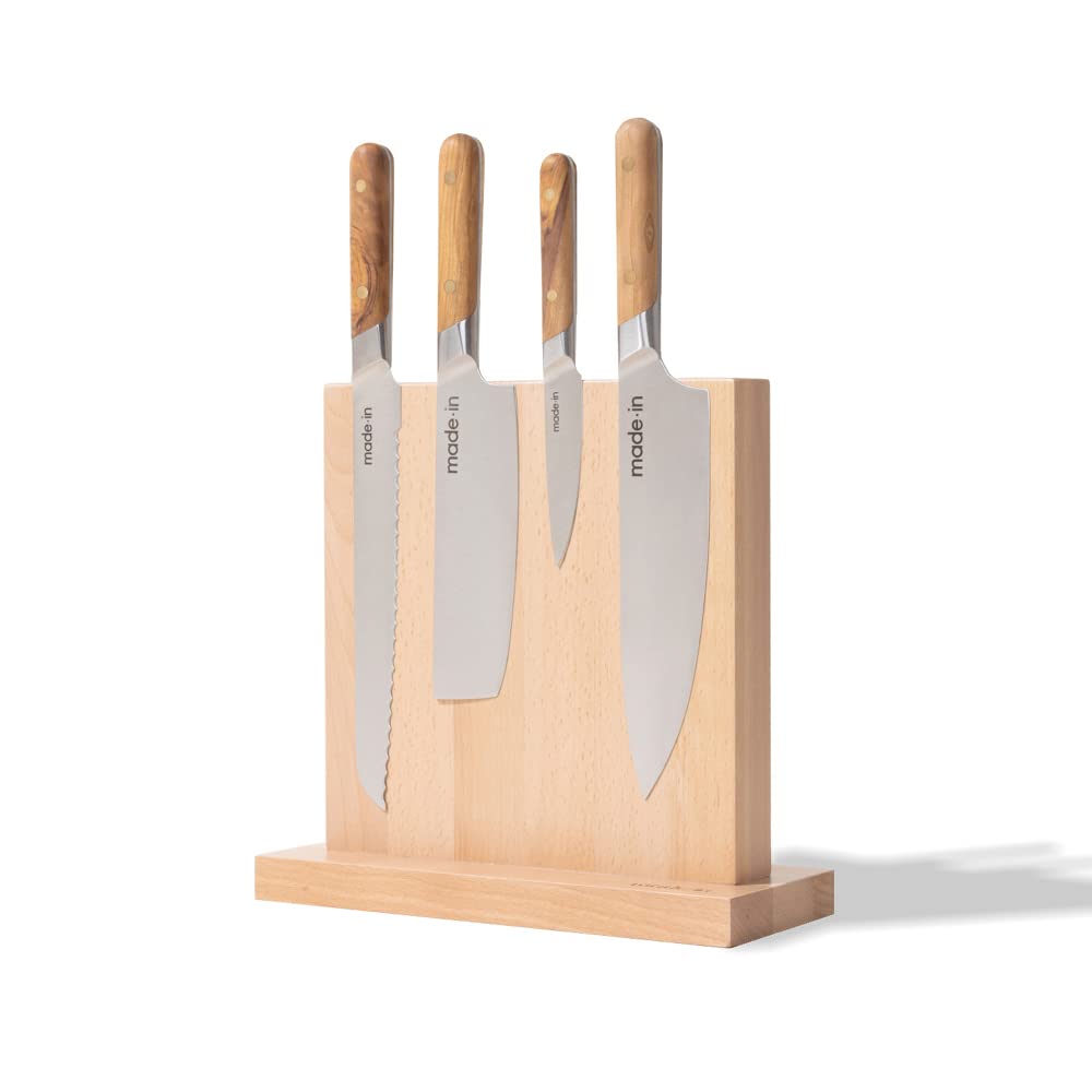 Made In Cookware - Knife Block - Italian Beechwood - Crafted in Italy