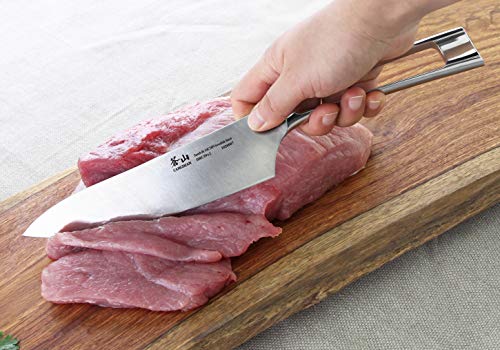 Cangshan TN1 Series 1020007 Swedish 14C28N Steel Forged Chef Knife, 8-Inch