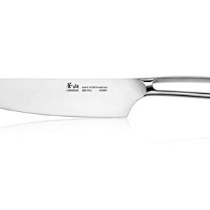 Cangshan TN1 Series 1020007 Swedish 14C28N Steel Forged Chef Knife, 8-Inch