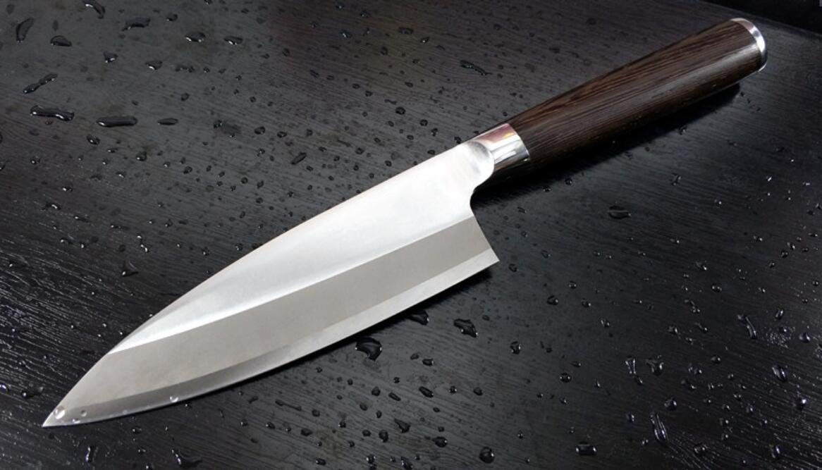 Japanese Sushi Deba Knife for Left Handed German steel (180mm)