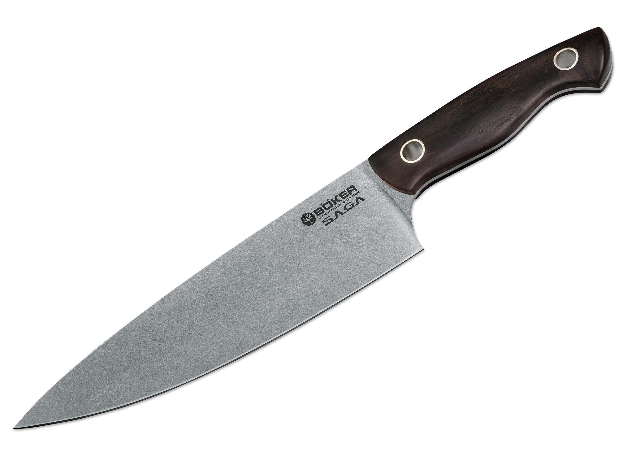 BOKER Grenadill Saga Chef's Knife, Black