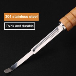 Bread Lame Premium Long Handle Bread Scoring Tool, Hand Crafted Dough Scoring Tool for Scoring Sourdough Bread with 5 Pcs Blades and Protective Cover