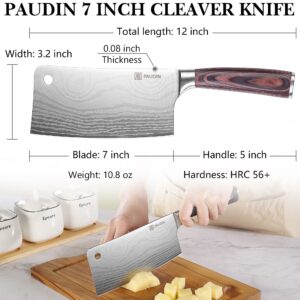 PAUDIN Cleaver Knife + Paring Knife