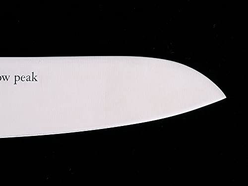 Snow Peak Field Kitchen Santoku Knife - Durable & Light Kitchen Utensil - Steel & Rubber - 9.3 oz