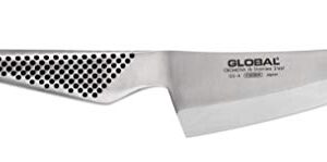 Global GS-4, Classic 4.75in/12cm Oriental, Stainless Steel Deba Knife, 4.75