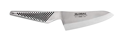 Global GS-4, Classic 4.75in/12cm Oriental, Stainless Steel Deba Knife, 4.75