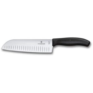 victorinox vic-5.2523.17us2 fibrox pro santoku 7" granton blade 1½" width at handle black