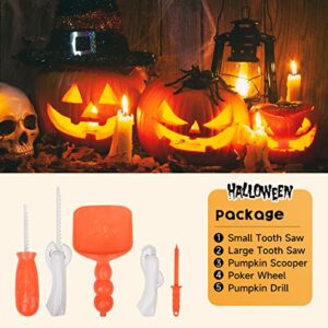 Kalafun Halloween Pumpkin Carving Kit - Halloween Pumpkin Carving Tools Heavy Duty Pumpkin Carving Set for Kids