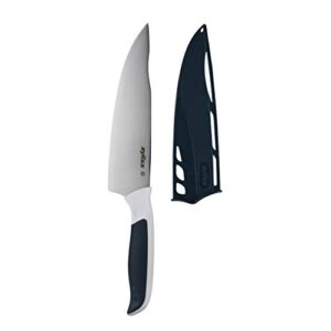 zyliss e920210 comfort chef knife | 18.5 cm/7.25 inch | japanese stainless steel | black/white | kitchen knife | dishwasher safe | 5 year guarantee