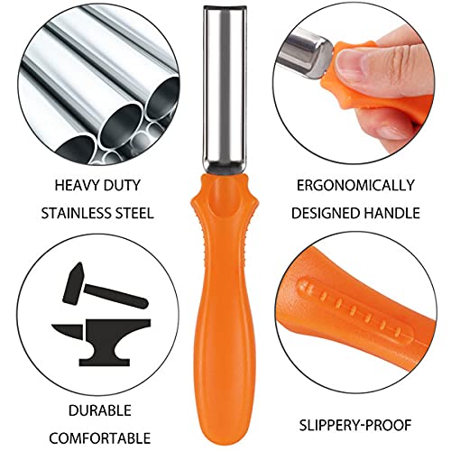 Pumpkin Carving Kit Tools，Halloween Pumpkin Decorating Kit Carving Knife - 8PCS Pumpkin Sculpting Tools Professional Stainless Steel Heavy Duty Knife Pumpkin Carving Sets