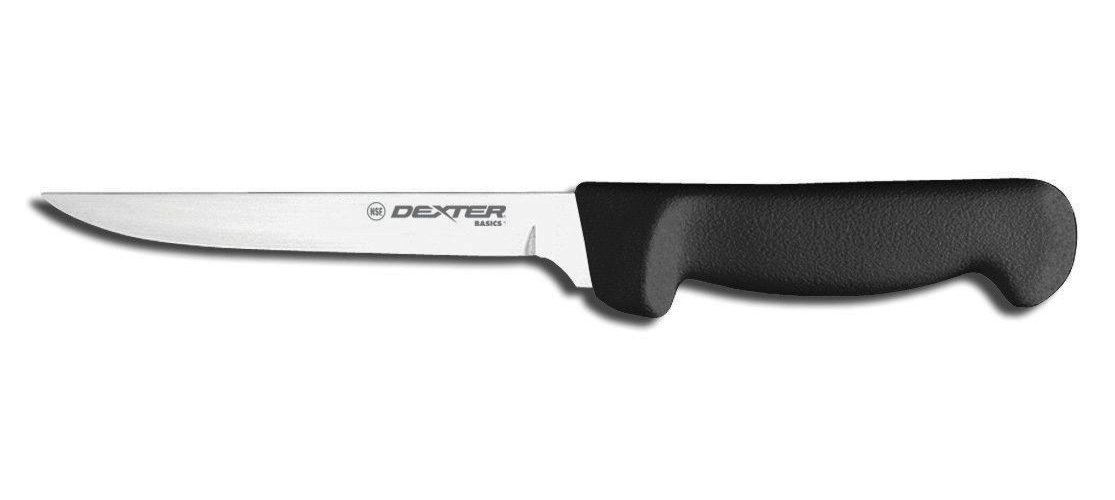 Dexter Outdoors 6" Stiff NAR Boning Knife with Black Handle