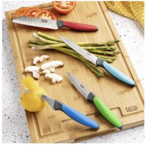 EPOCA INTERNATIONAL Tasty 4 Piece Utility Knife Set Stainless Steel