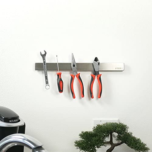 Cheer Collection Magnetic Knife Holder for Wall - 16 Inch Stainless Steel Knife Organizer, Kitchen Utensil Holder Knife Strip for Cooking Utensils, Art Supplies, Tools and Knives