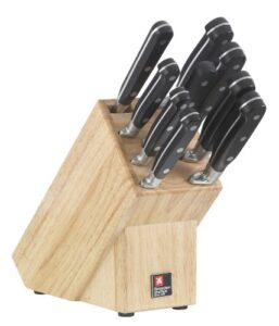 richardson sheffield v sabatier 9pc, 9 piece knife block, black