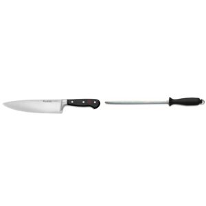 wÜsthof classic 8" chef's knife & 10" sharpening steel