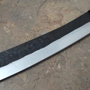 Gneric Ocean Axis Supplies Serbian Meat Cleaver Hand Forged Heavy Duty Bone Chopper Full Tang Butcher Knife High Carbon Steel Chef's Custom Made Rail Track Viking Machete