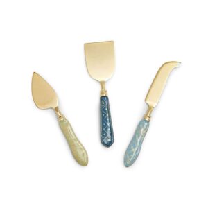 Two's Company Chantilly Charm Set of 3 Cheese Knives