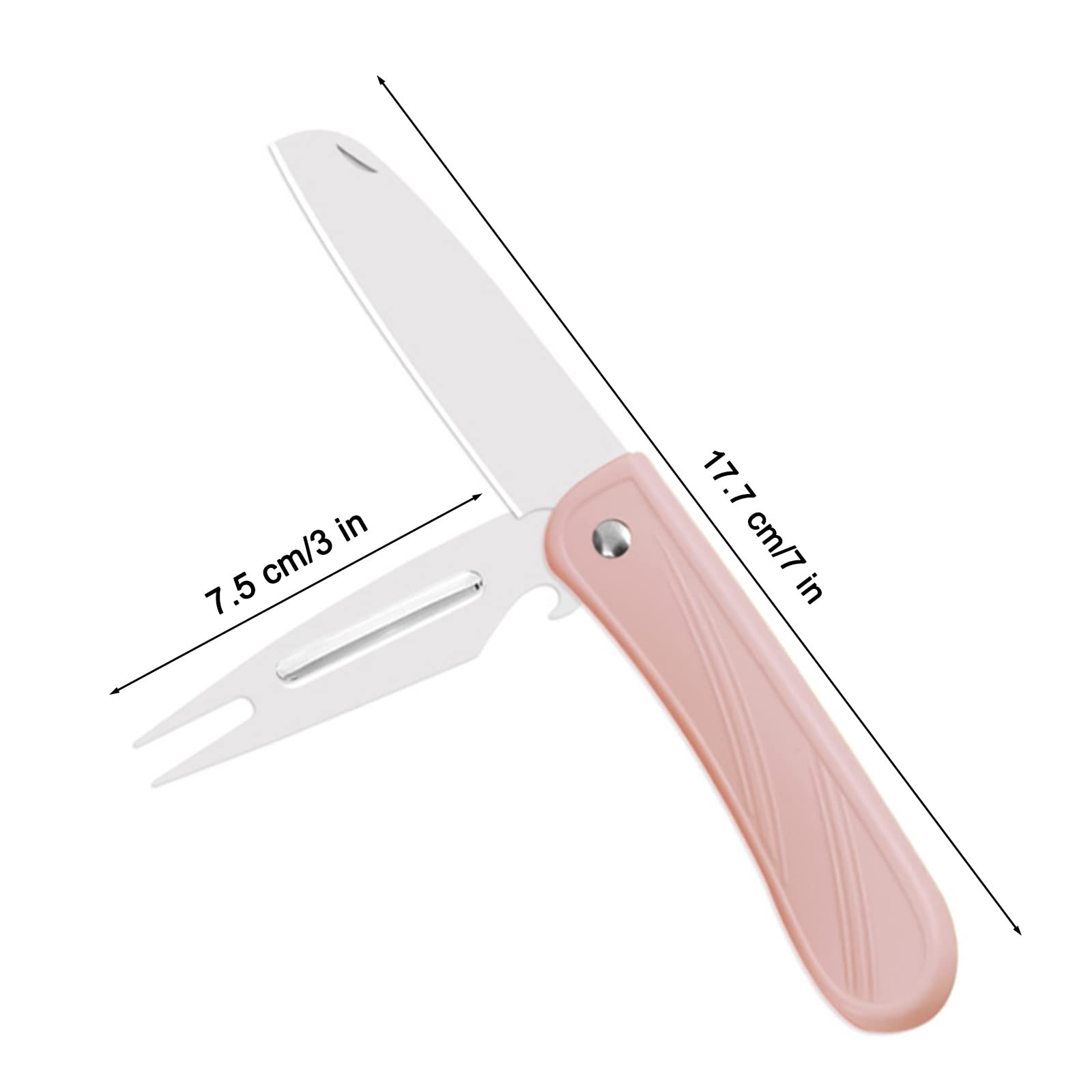 Paring Knife, 3 Pieces of Multifunction Fruit Knife, Exquisite and Beautiful, Small and Easy to Carry, Foldable Fruit Knife Suitable for Most Types of Vegetables,bread and Fruits( Pink, Blue, Green)