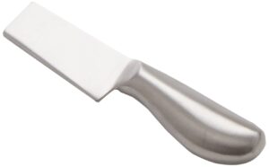 american metalcraft cknf4 hard evolution cheese knives, stainless steel, sleem, 5-1/4" length