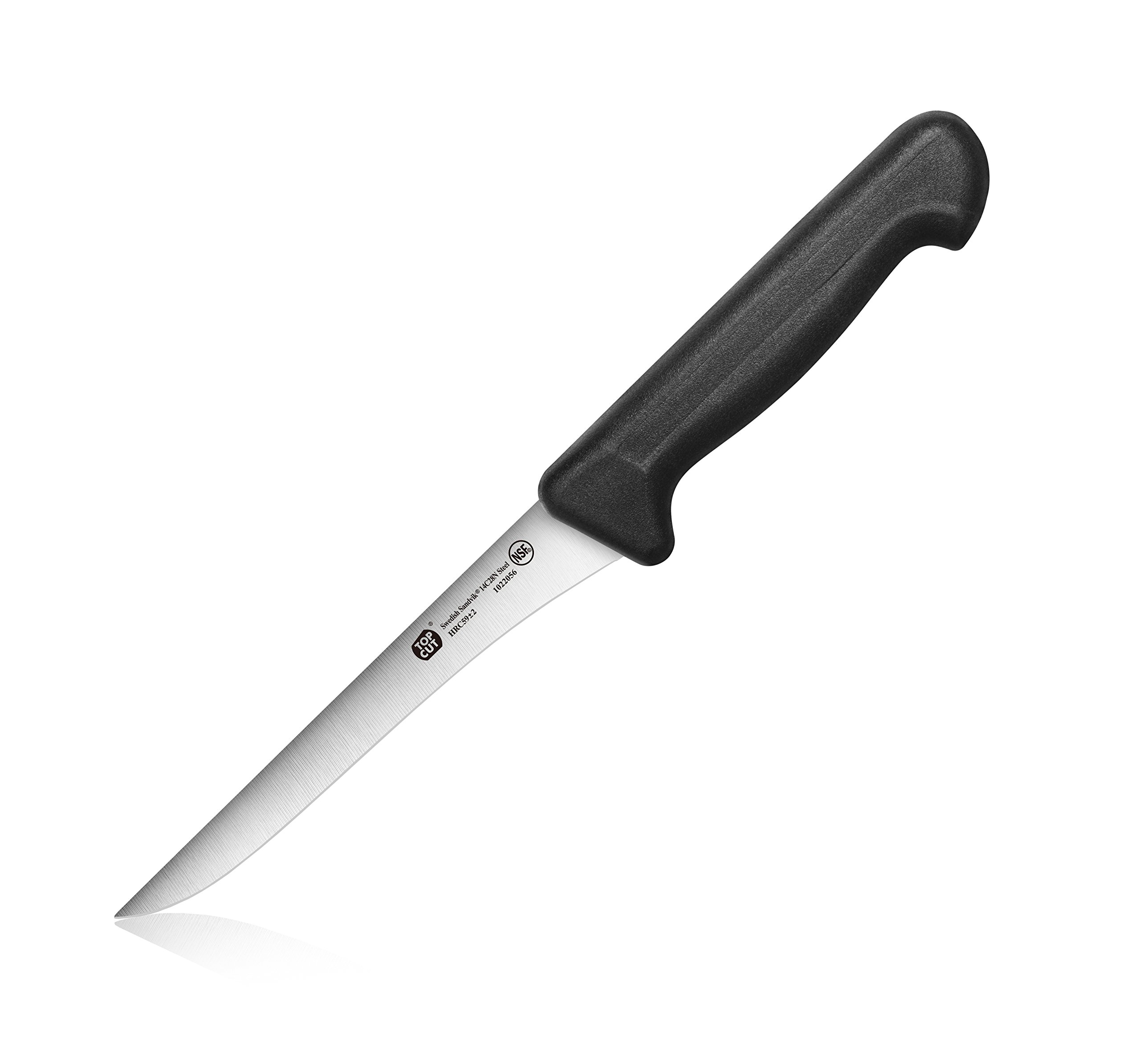 Top Cut by Cangshan | P2 Series 1022056 Swedish Sandvik 14C28N Steel Boning Knife, 6-Inch