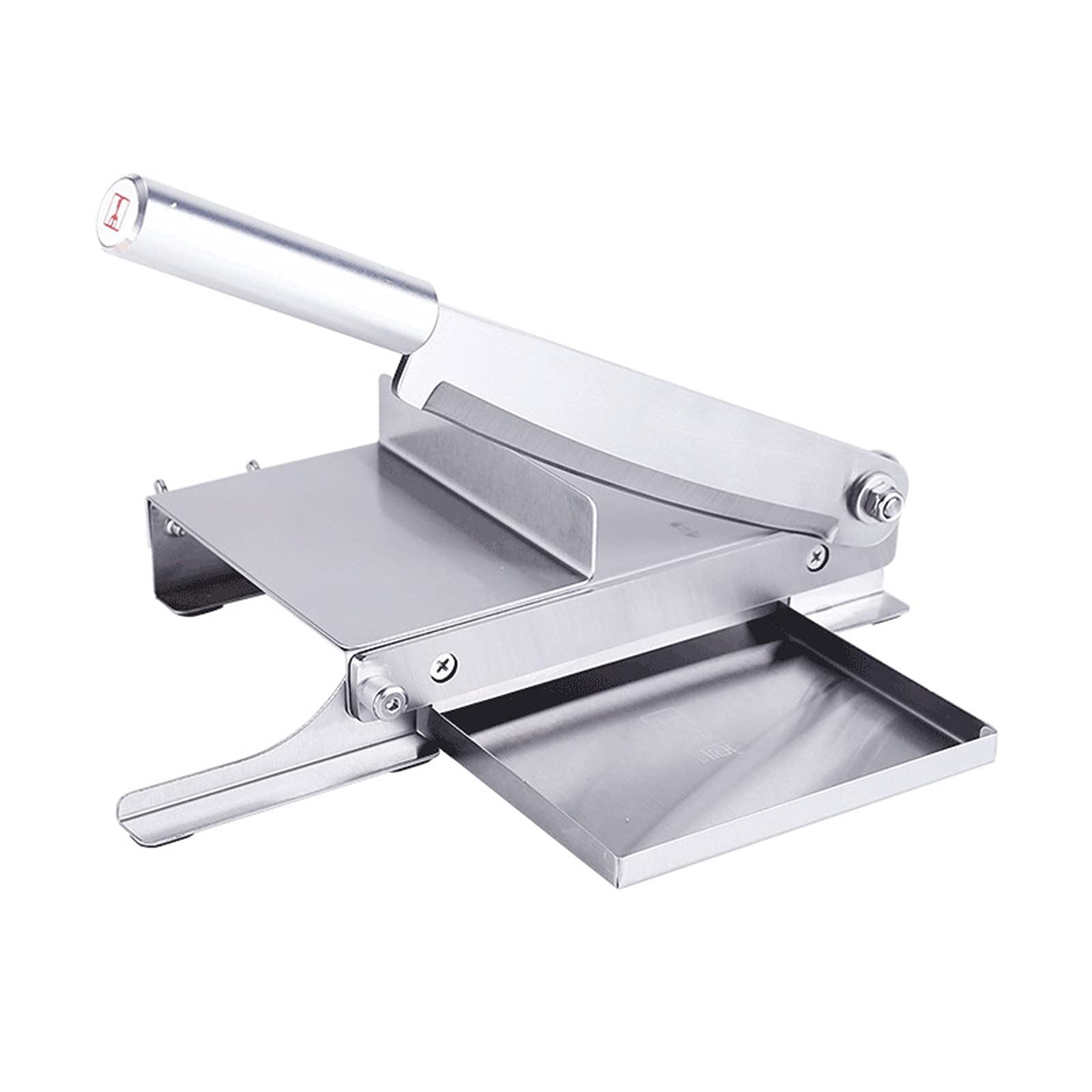 Wgwioo Frozen Meat Slicer, Manual Vegetable Cutting Machine, Stainless Steel Meat Cutter, Beef Mutton Roll Meat Cheese Food Slicer