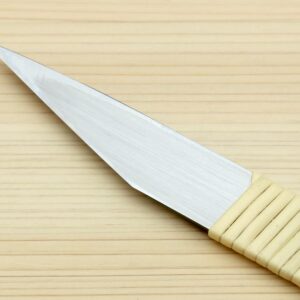 Yoshihiro High Carbon White Steel #1 Kiridashi Knife Made in Japan Chef Tools (Width:18mm)