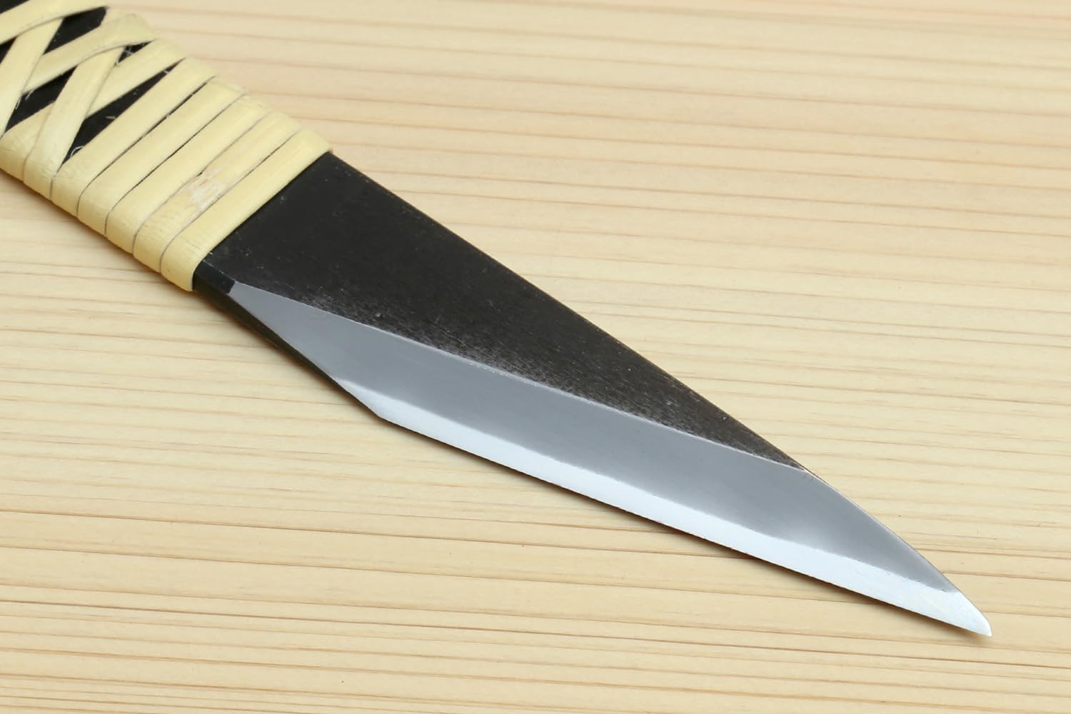 Yoshihiro High Carbon White Steel #1 Kiridashi Knife Made in Japan Chef Tools (Width:18mm)