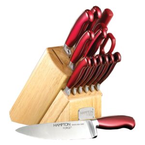 hampton signature – argentum – 14 piece knife block set